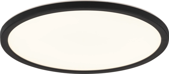 Slim LED plafond taklampe IP44 29cm sort